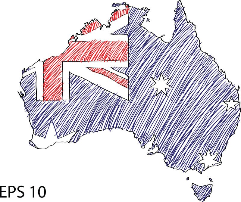 Map Australia Sketch Stock Illustrations – 1,330 Map Australia Sketch ...