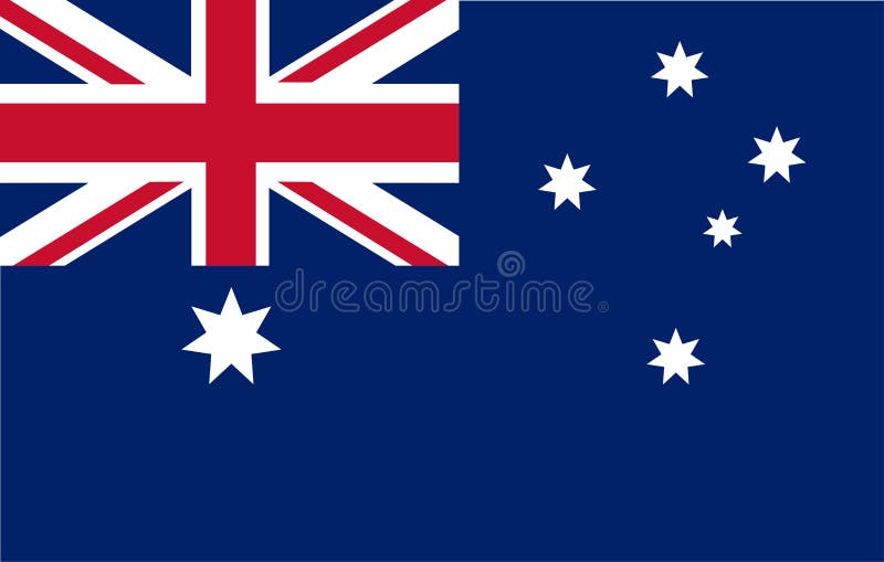 Australia Flag Vector Graphic. Stock Vector - Illustration of object ...