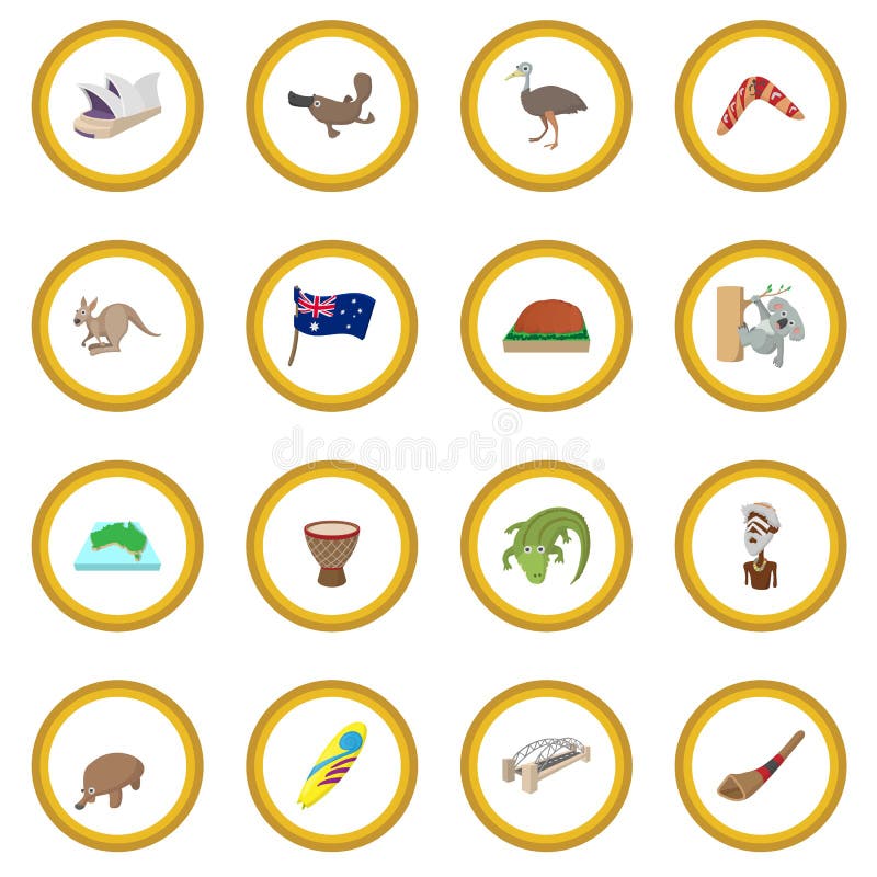 Australia icon circle editorial photo. Illustration of australian ...
