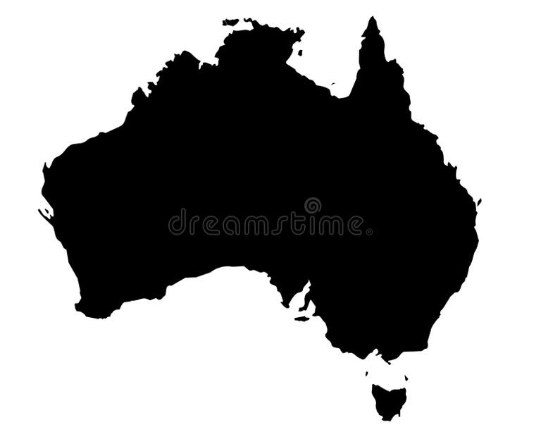 Australia Simple Map Outline Stock Illustrations – 3,544 Australia ...