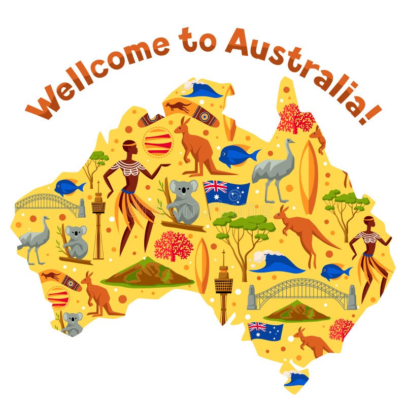 Australian Symbols Stock Illustrations – 1,083 Australian Symbols Stock ...
