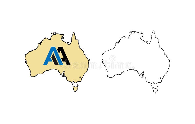 AUSTRALIA MAP VECTOR and AUSTRALIAN MAP VECTOR DESIGN Stock Vector ...