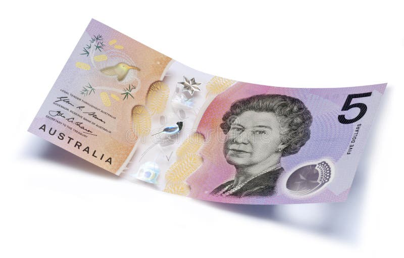 Isolated Five Dollar Bill stock photo. Image of dollar - 11563750