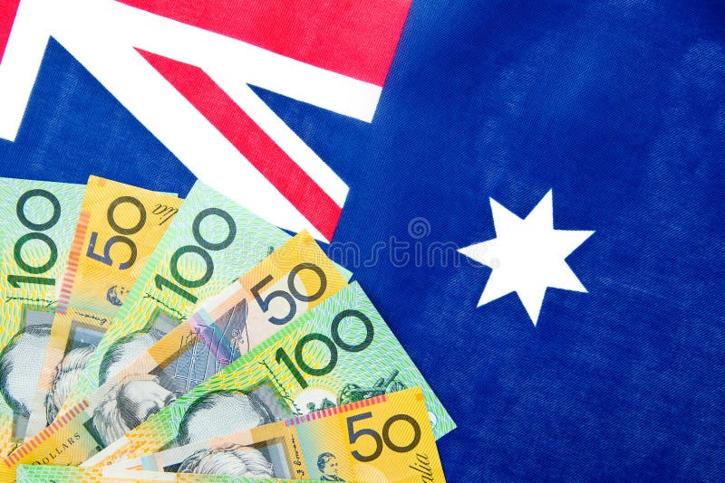 Map of Australia with Money Stock Image - Image of coins, concept ...