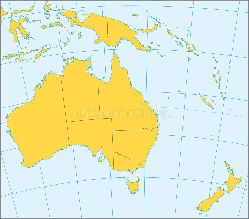 Australia road map stock vector. Illustration of island - 36126505