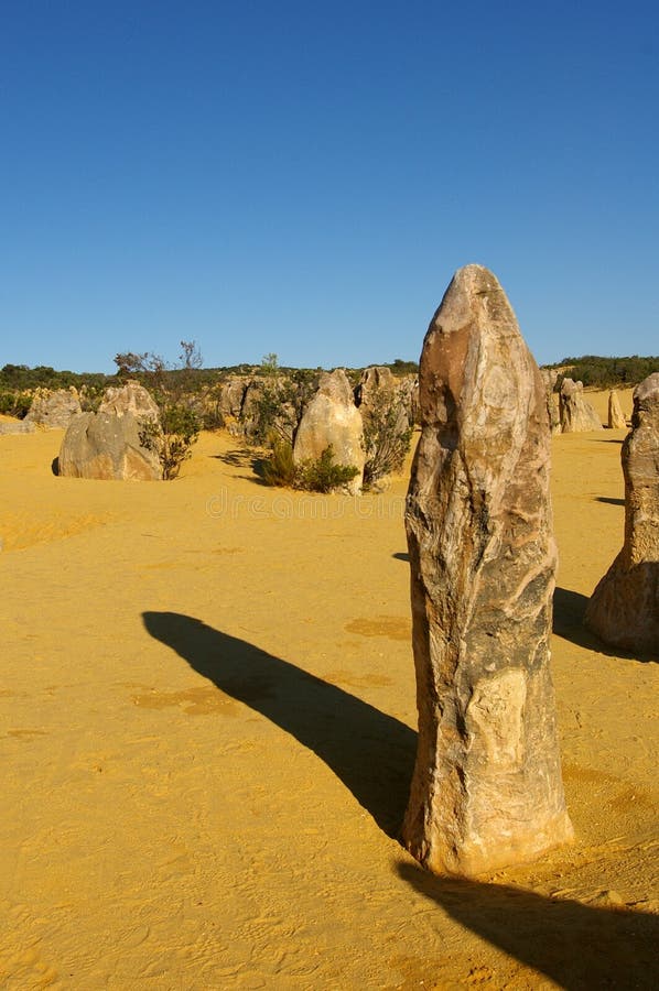 Australia - Pinnacles Desert Stock Image - Image of pinnacles, nambung ...