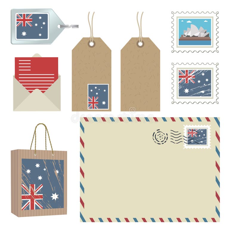 Australia Postage Stamp Stock Illustrations – 461 Australia Postage ...