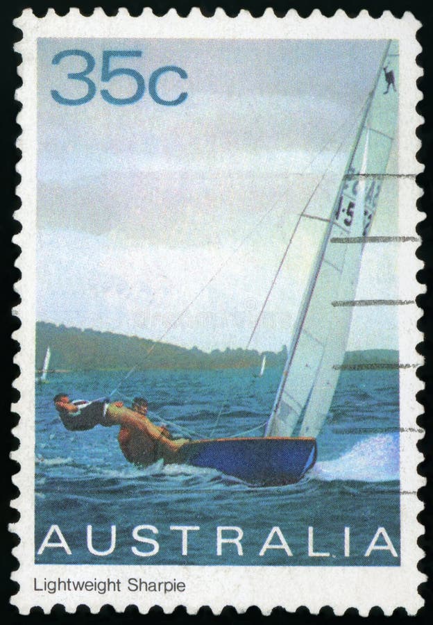 Australia Postage stamp editorial image. Image of collection - 94768615