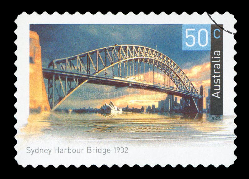 AUSTRALIA - Postage Stamp editorial photography. Image of postmarked ...