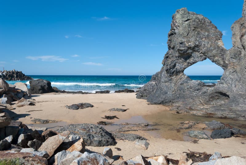 Australia Rock, Narooma, NSW Stock Photo - Image of ocean, vacation ...