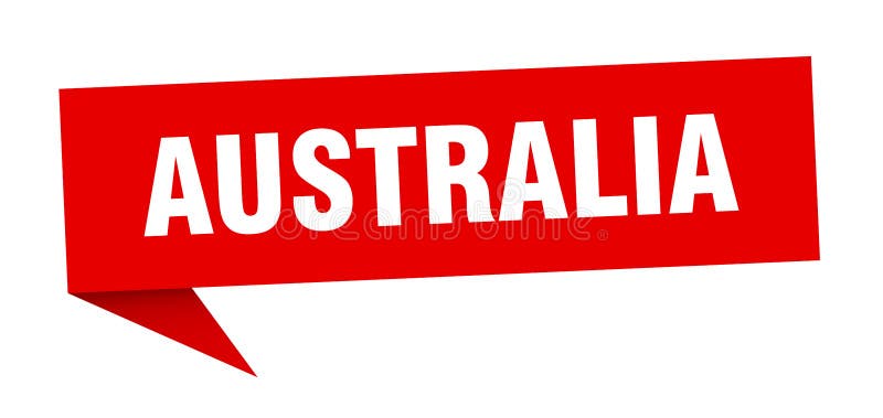 Australia Sticker. Australia Signpost Pointer Sign Stock Vector ...