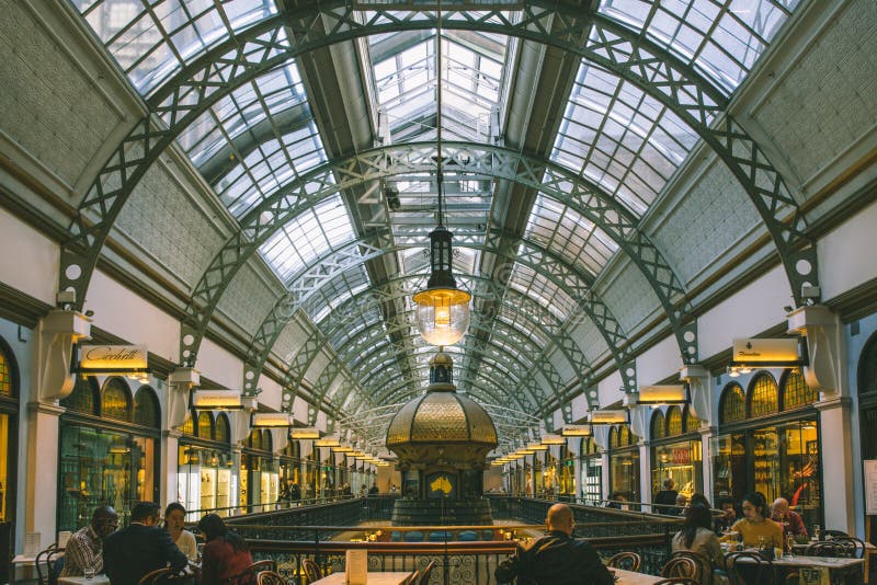 Australia Sydney Queen Victoria Building Interior Fotografía editorial ...
