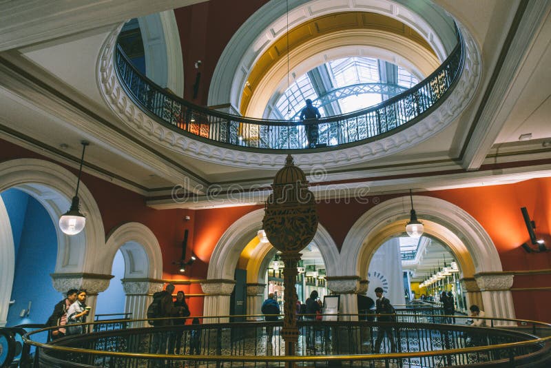 Australia Sydney Queen Victoria Building Interior Imagen de archivo ...