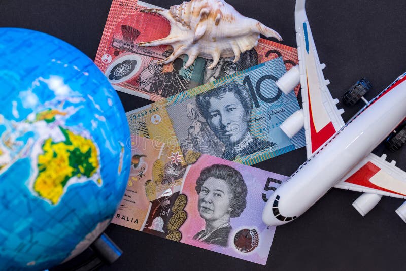 Map of Australia with Money Stock Image - Image of coins, concept ...