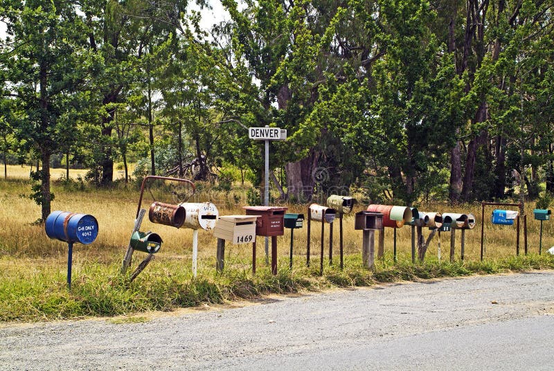 Australia, VIC, mail boxes editorial photo. Image of victoria - 175078586