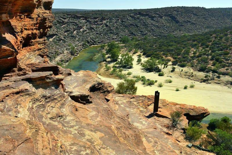 Australia, WA, Kalbarri NP foto de archivo. Imagen de horizontal ...