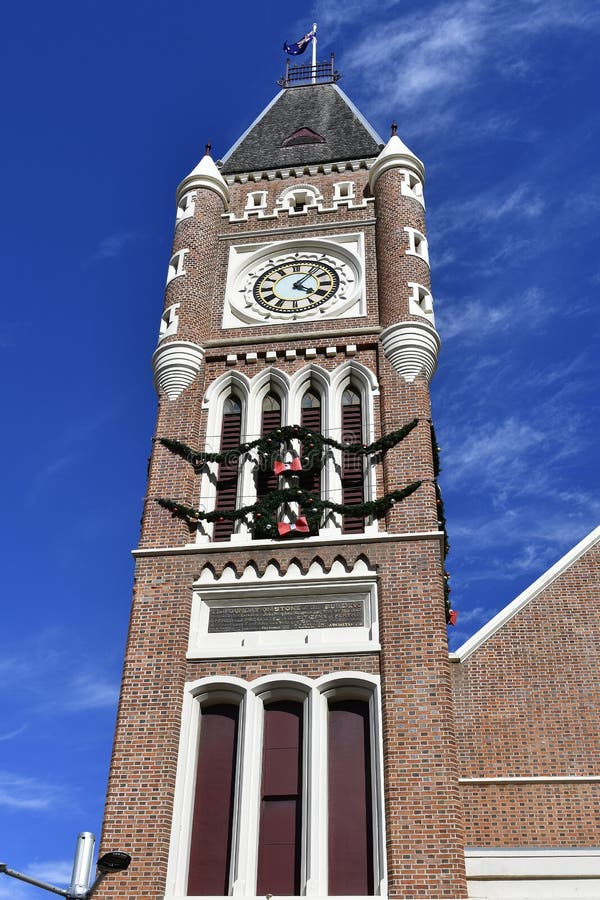 Perth Town Hall in Western Australia Old Brick Building in Front of ...
