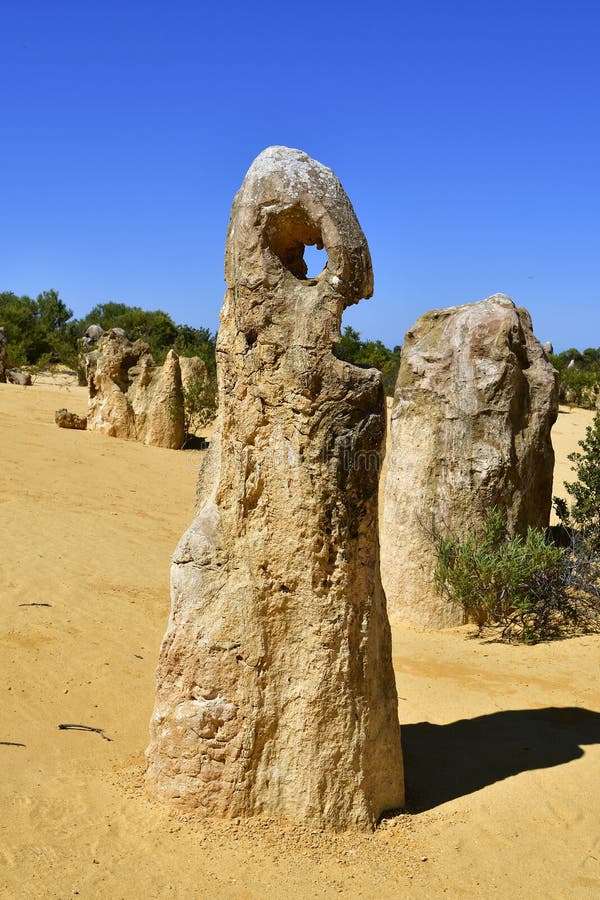 Australia: Pinnacles Desert Stock Image - Image of australia, limestone ...