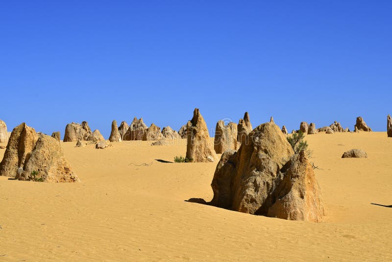 Australia: Pinnacles Desert Stock Image - Image of australia, limestone ...
