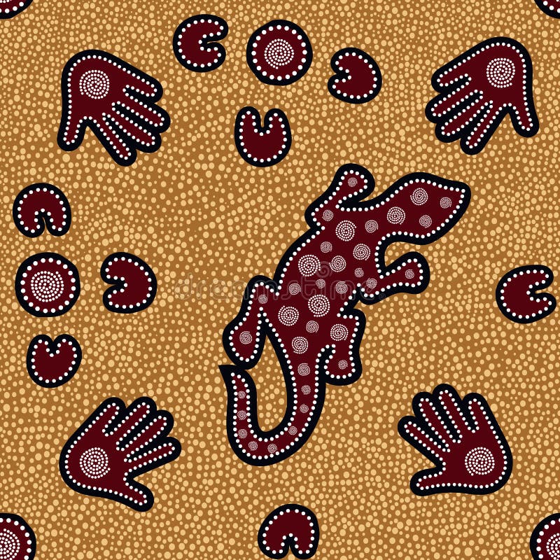 Aboriginal Lizard Stock Illustrations – 655 Aboriginal Lizard Stock ...