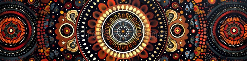 Australian Aboriginal Tribal Pattern Stock Photo - Image of element ...