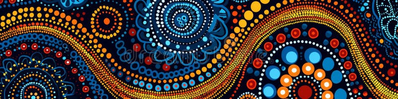 Australian Aboriginal Tribal Pattern Stock Photo - Image of authentic ...