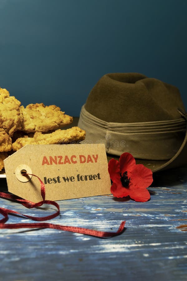 Anzac Day Slouch Hat Poppies Stock Photos - Free & Royalty-Free Stock ...