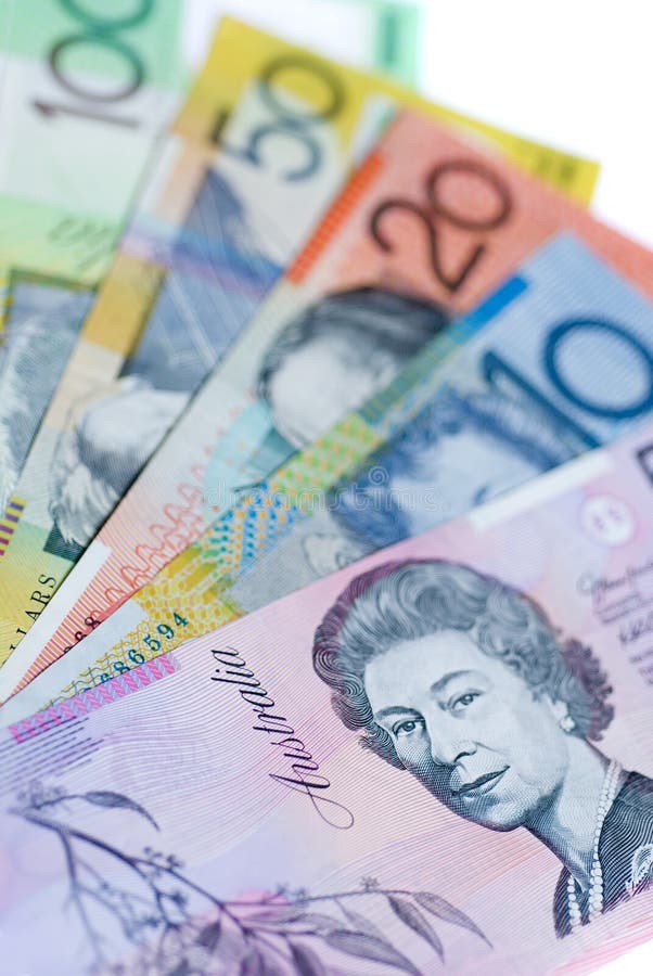 Australian bank notes stock photo. Image of colourful - 8868082