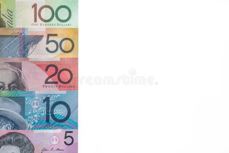Australian banknotes stock image. Image of cash, portrait - 36083081