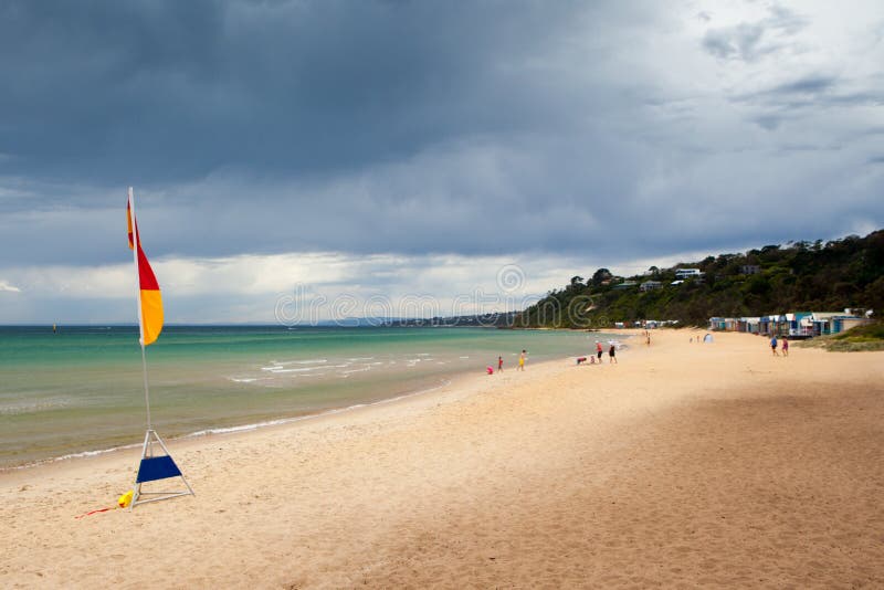 Australian Beach Scene stock photo. Image of sand, coastal - 38278006
