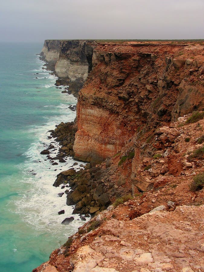 Australian Bight Marine Park Cliffs Stock Image - Image of western ...