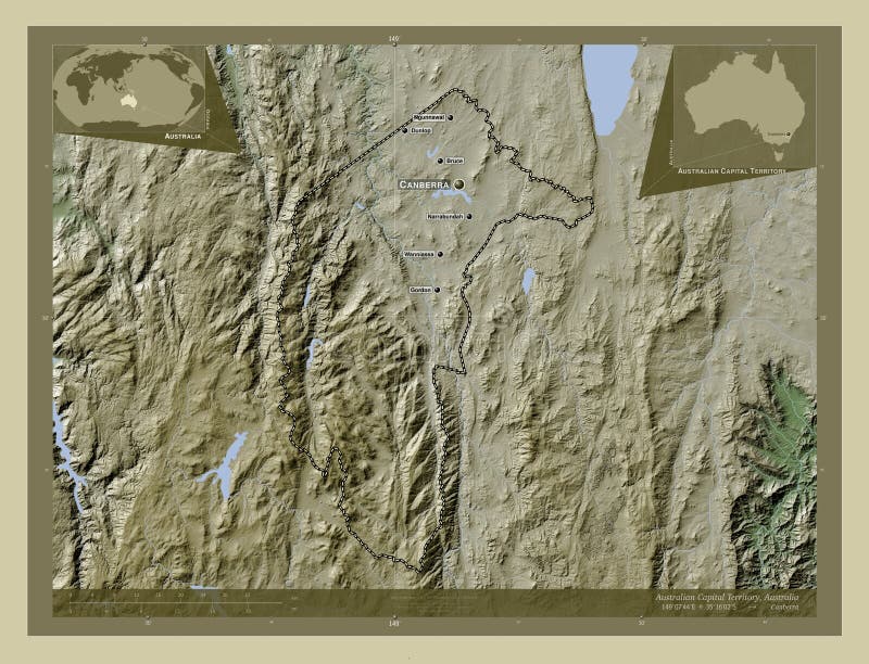 Australian Capital Territory, Australia. Wiki. Labelled Points of ...