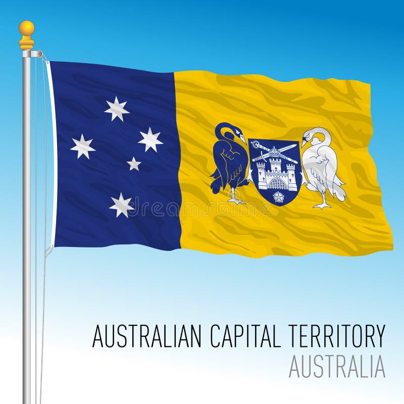 Australian Capital Territory Flag, State and Territory, Australia Stock ...