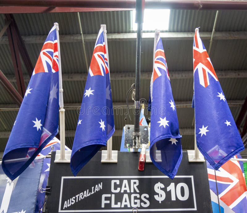 Australian Car Flags stock photo. Image of trade, merchandise - 310323066