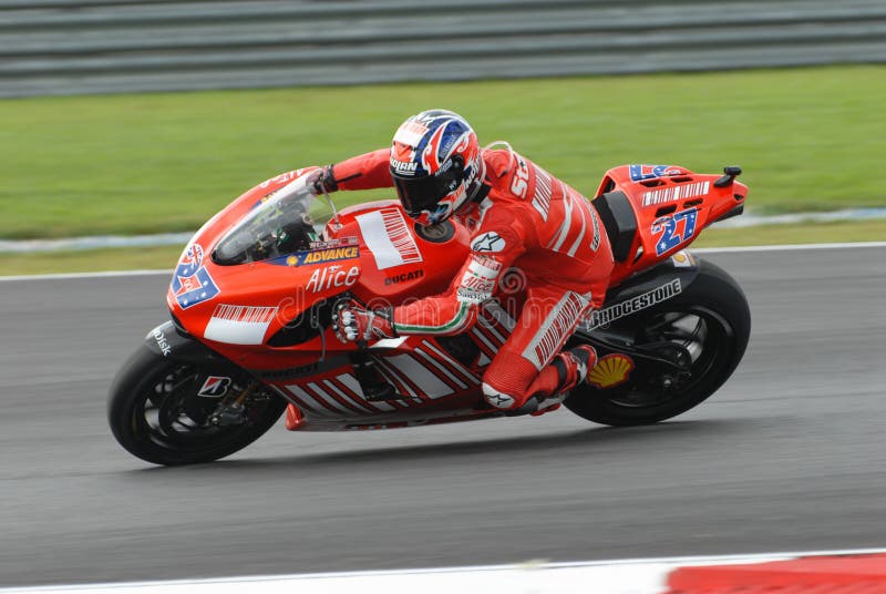 Australian Casey Stoner of Ducati Marlboro at 2007 Editorial ...