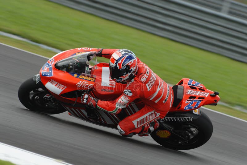 Australian Casey Stoner Ducati Marlboro 2007 Stock Photos - Free ...