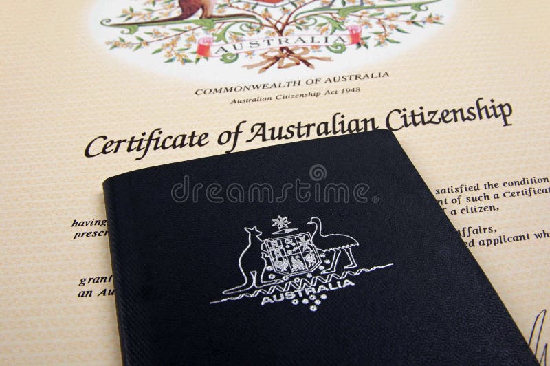 Australian Citizenship Certificate Stock Photos - Free & Royalty-Free ...