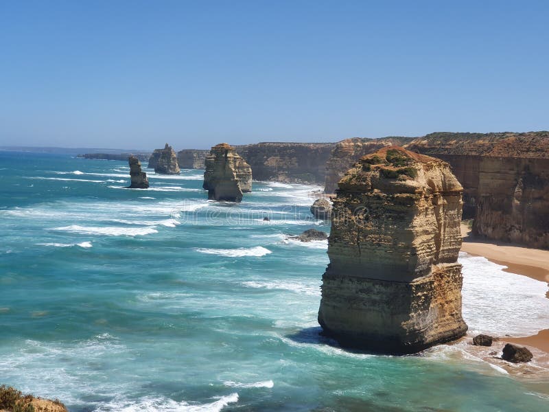Australian coast Victoria stock photo. Image of horizon - 243179658