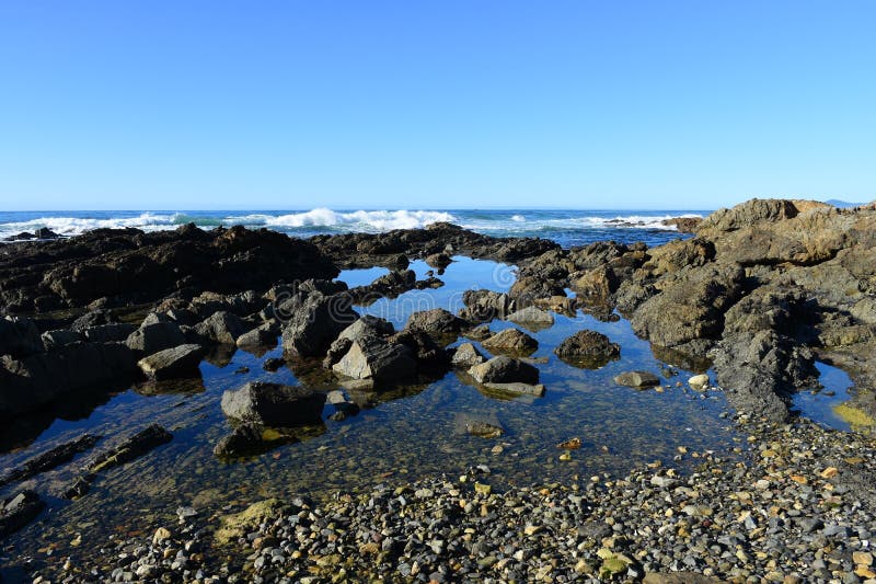 Australian Coastline Hallidays Point Stock Image - Image of rock, beach ...