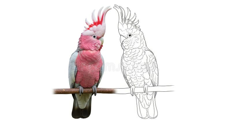 Australian Cockatoo Outline Stock Illustrations – 117 Australian ...
