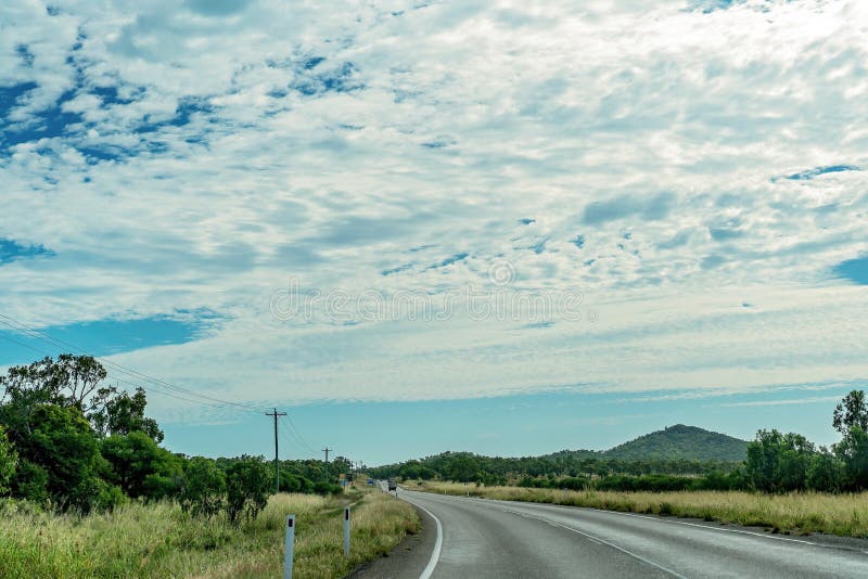 Australian Country Highway stock photo. Image of summer - 188485946