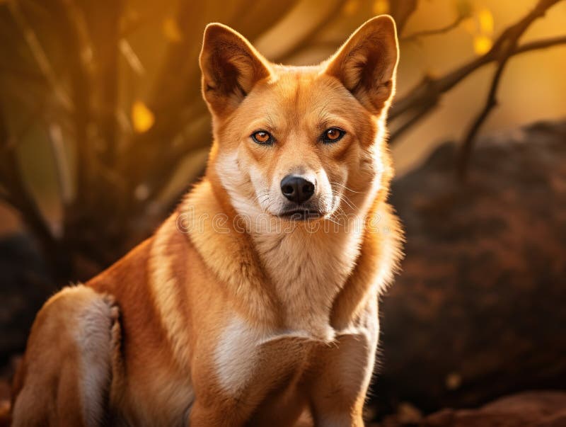 Australian Dingo Made with Generative AI Illustration Stock ...