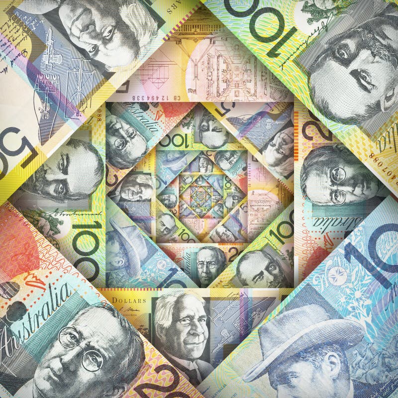 Australian Dollar Background Stock Photo - Image of loan, growth: 71438340