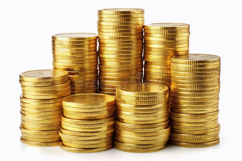 Australian Dollar Coins Stacked a Visual Representation of Financial ...