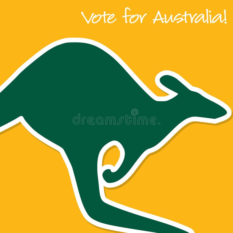 Australian Election card stock vector. Illustration of campaign - 164110333