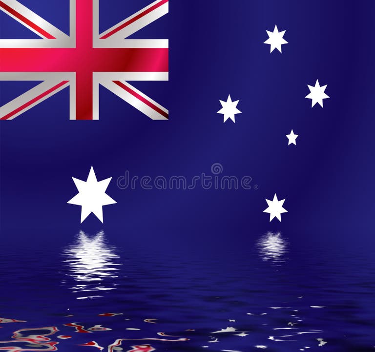 Australian Flag Water Stock Illustrations – 449 Australian Flag Water ...