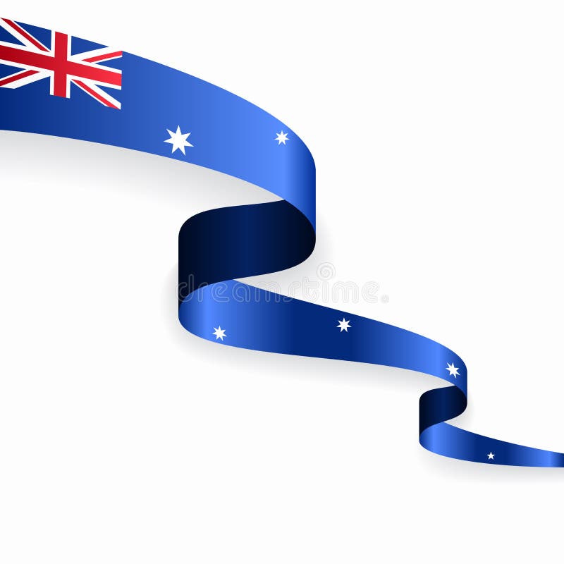 Australian Flag Wavy Abstract Background. Vector Illustration. Stock ... Australian Flag Wavy Abstract Background. Vector Illustration. Stock ...