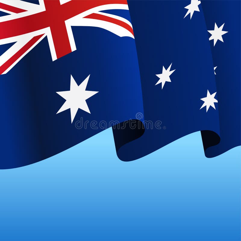 Australian Flag Wavy Abstract Background. Vector Illustration. Stock ... Australian Flag Wavy Abstract Background. Vector Illustration. Stock ...