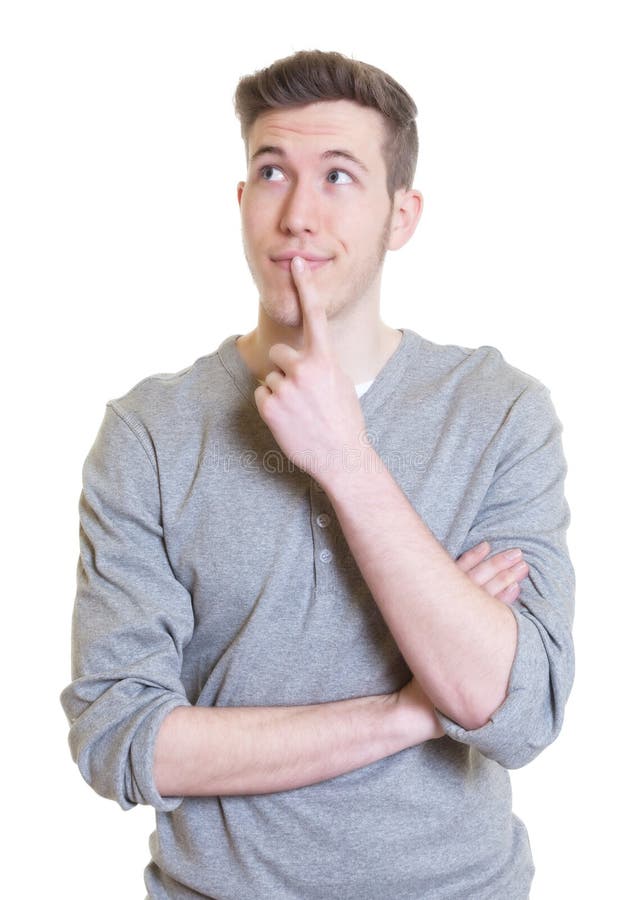 Smart Australian Guy in a Grey Shirt Stock Photo - Image of australian ...