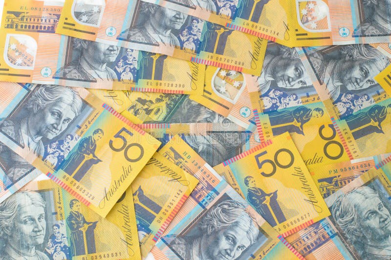 Aussie Money Border stock image. Image of vertical, notes - 7172811